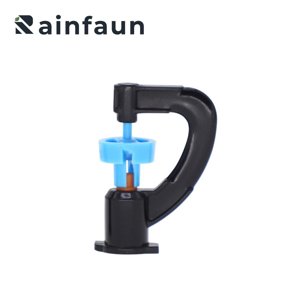 360° Plastic Black Rotary Atomizer Micro G Shaped Sprinkler | Rainfaun