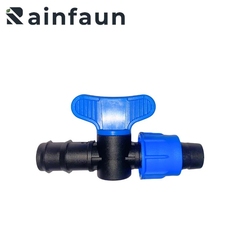 16×17 Plastic Flat Handle Bypass Mini Valve with Lock Nut | Rainfaun